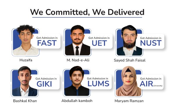 GIKI entry test preparation, video lectures, MCQs, notes, practice ...